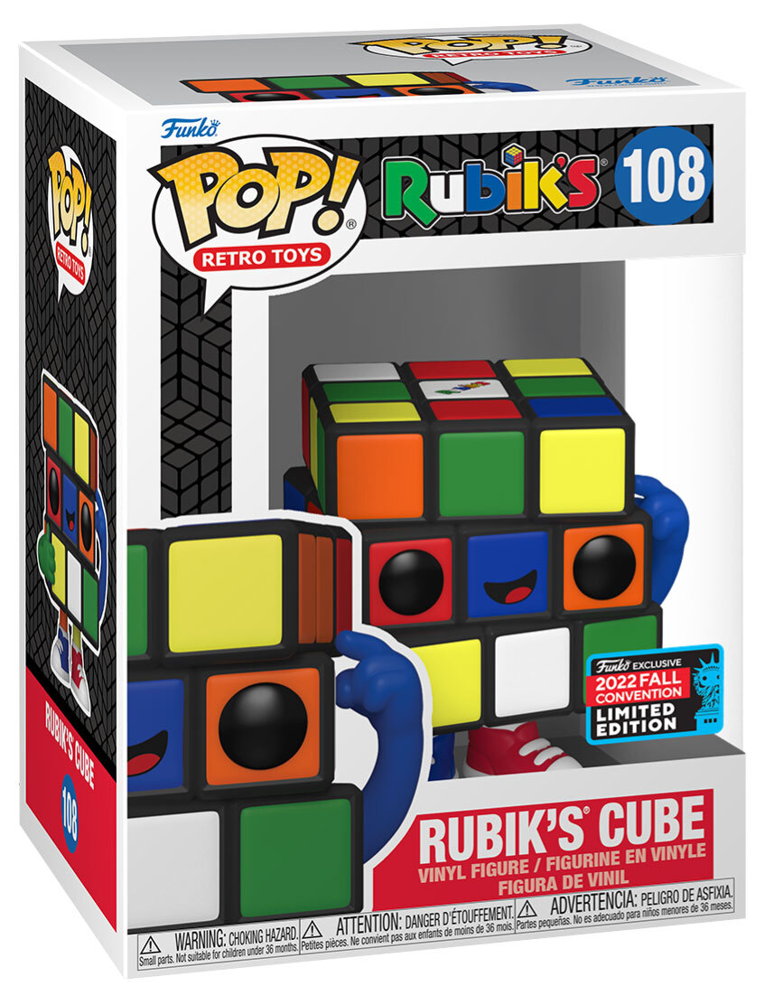 Funko POP Retro Toys Rubik s 108 Rubik s Cube 2022 New York Comic Funko POP Retro Toys Rubik s 108 Rubik s Cube 2022 New York Comic
