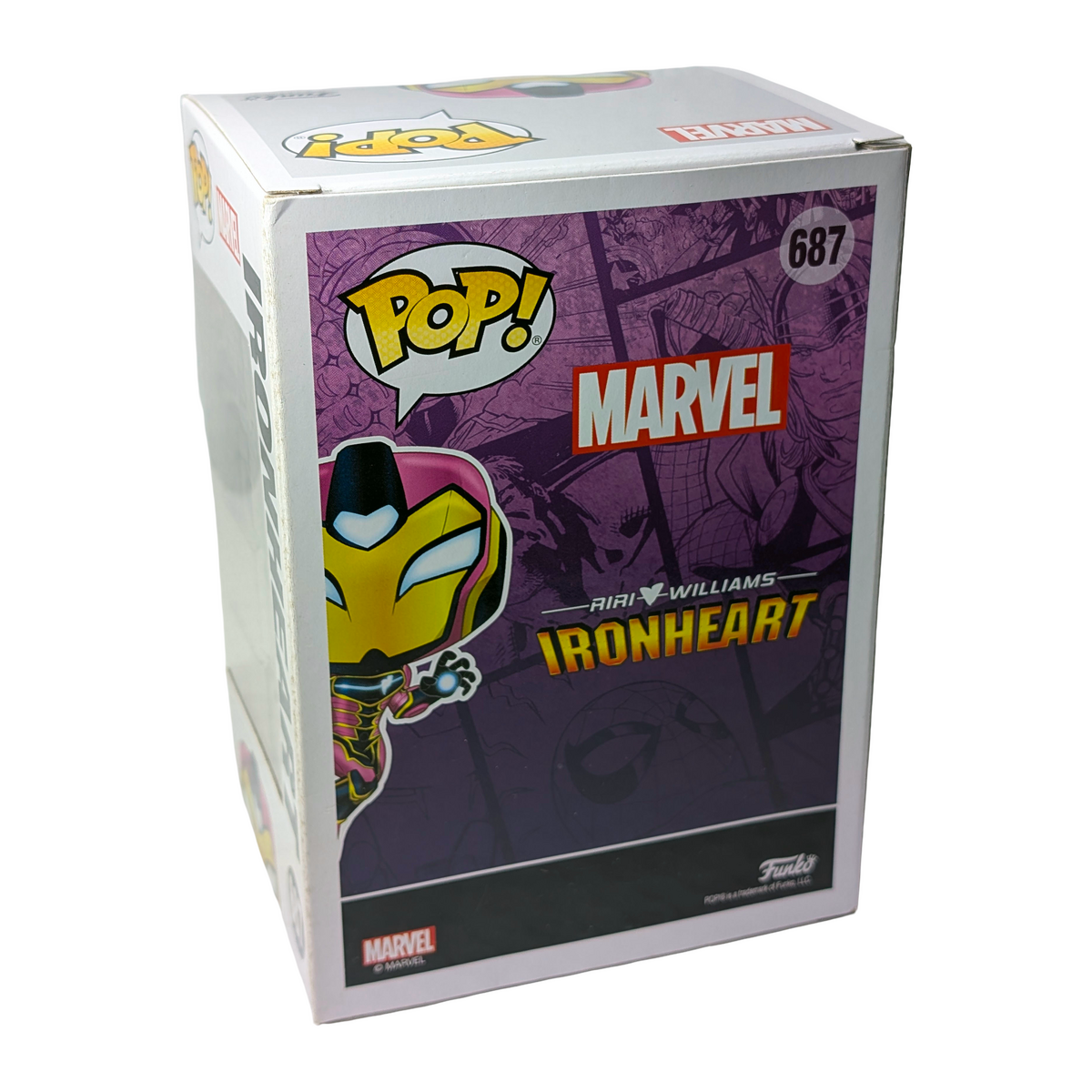 Funko POP! Marvel #687 Ironheart - New, Non-Mint Condition | Supportive ...