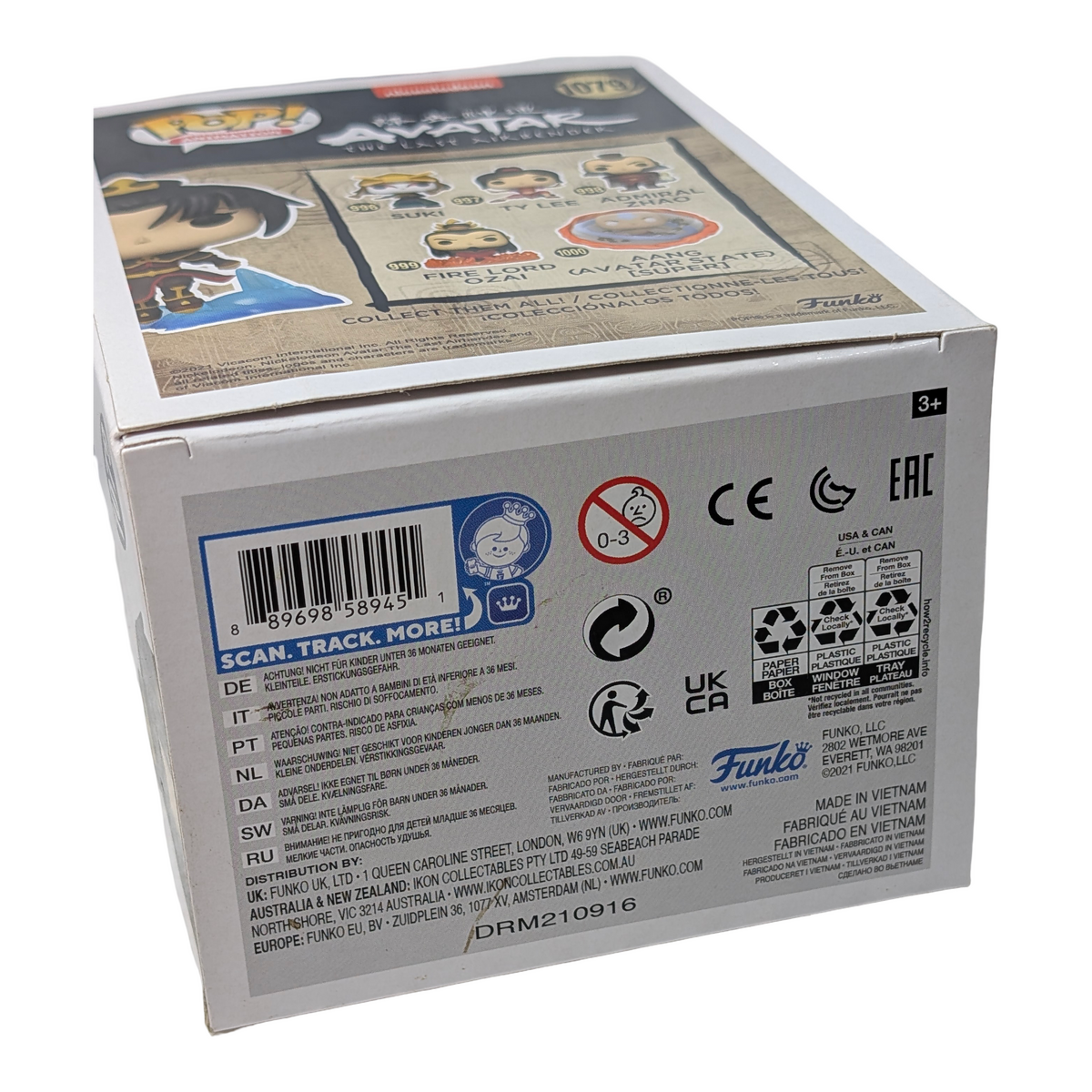 Funko POP! Animation Avatar The Last Airbender #1079 Azula - New, Non ...