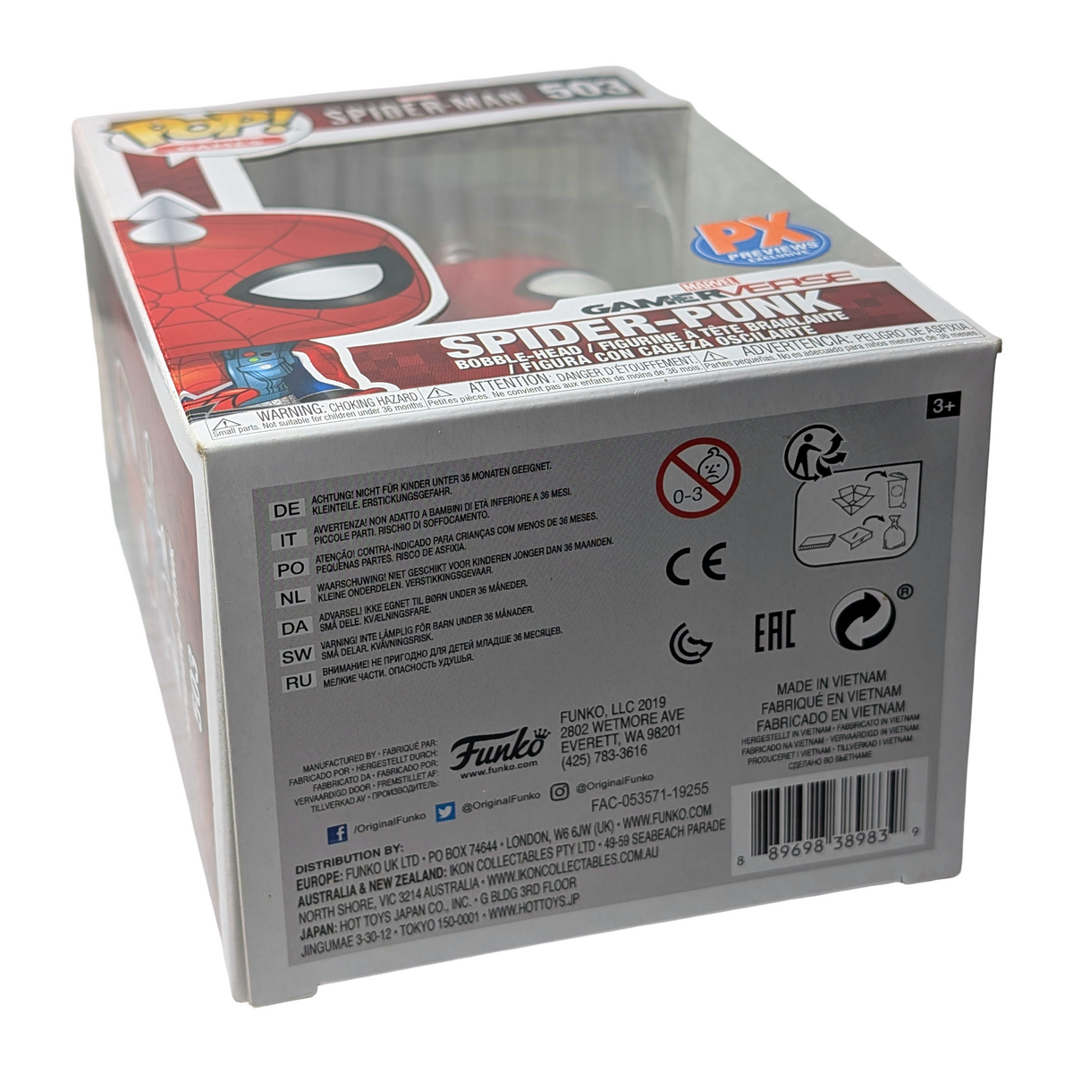 Funko POP! Games Spider-Man #503 Spider-Punk - PX Previews Exclusive ...