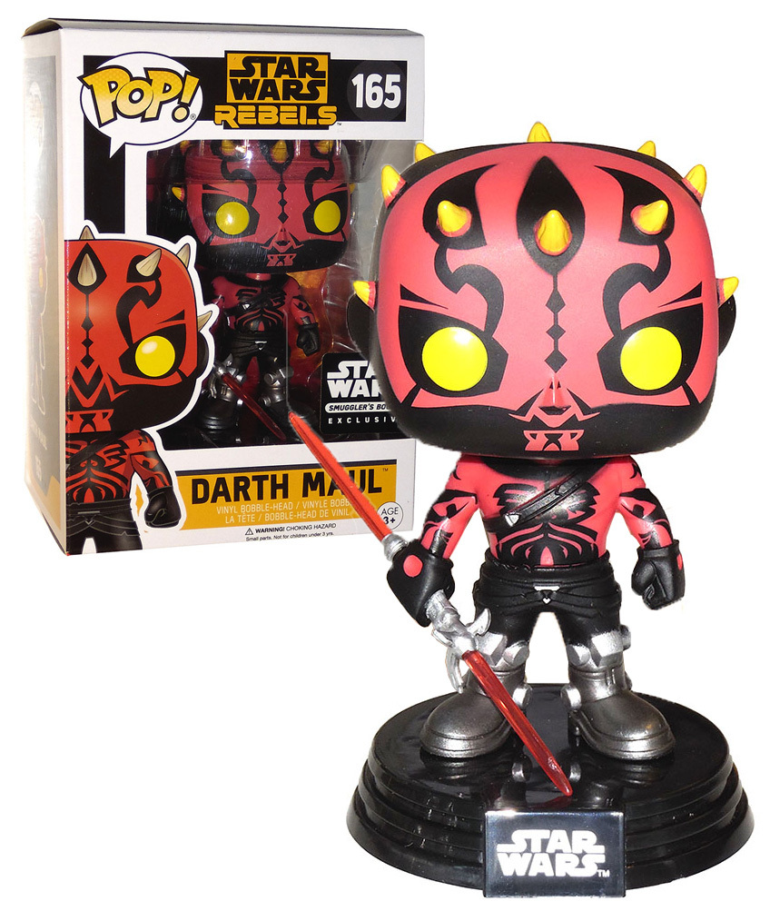 FUNKO POP Star Wars Rebels Darth Maul Variant 165 EXCLUSIVE Mint FUNKO POP Star Wars Rebels Darth Maul Variant 165 EXCLUSIVE Mint