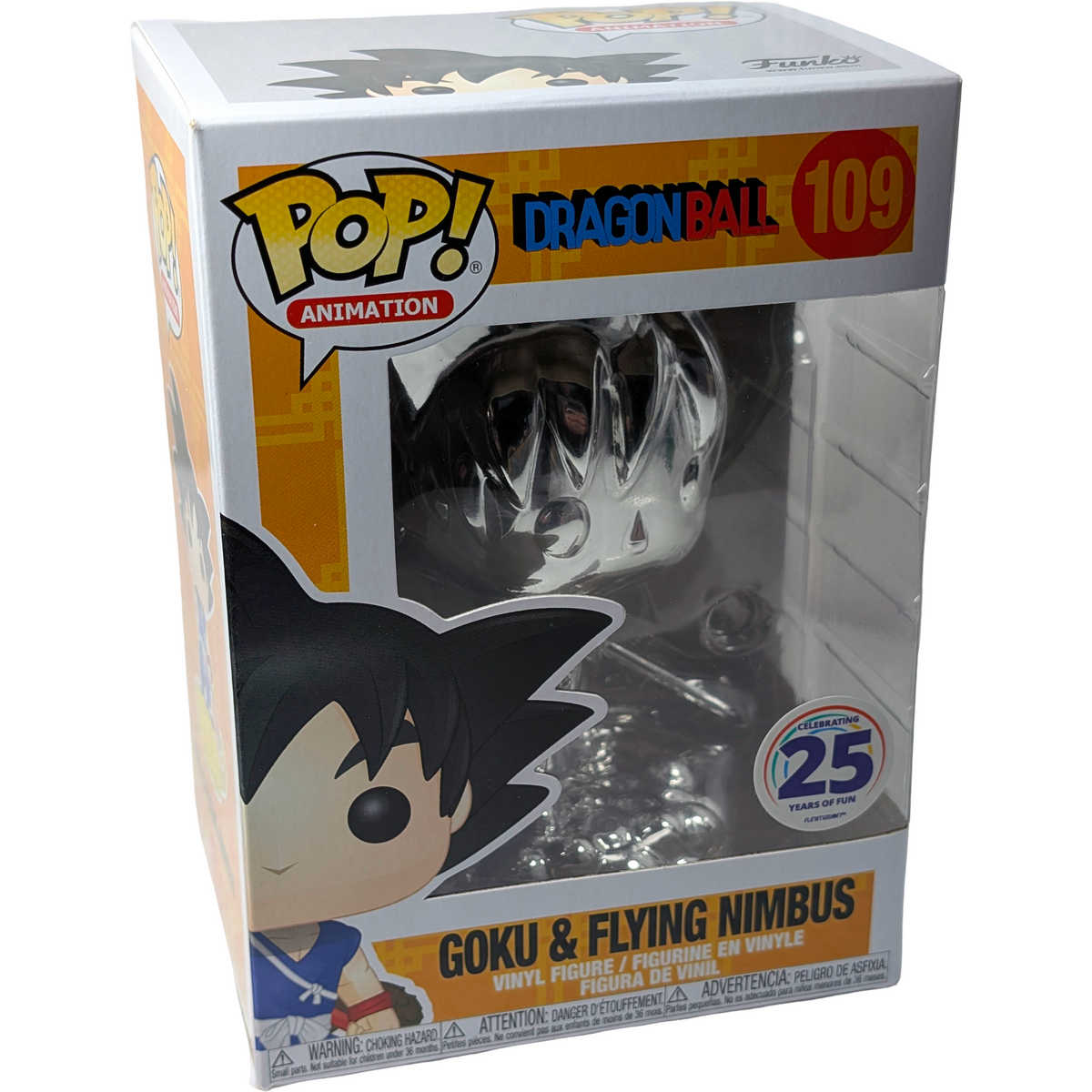 Funko POP! Animation Dragonball #109 Goku & Flying Nimbus (Chrome ...